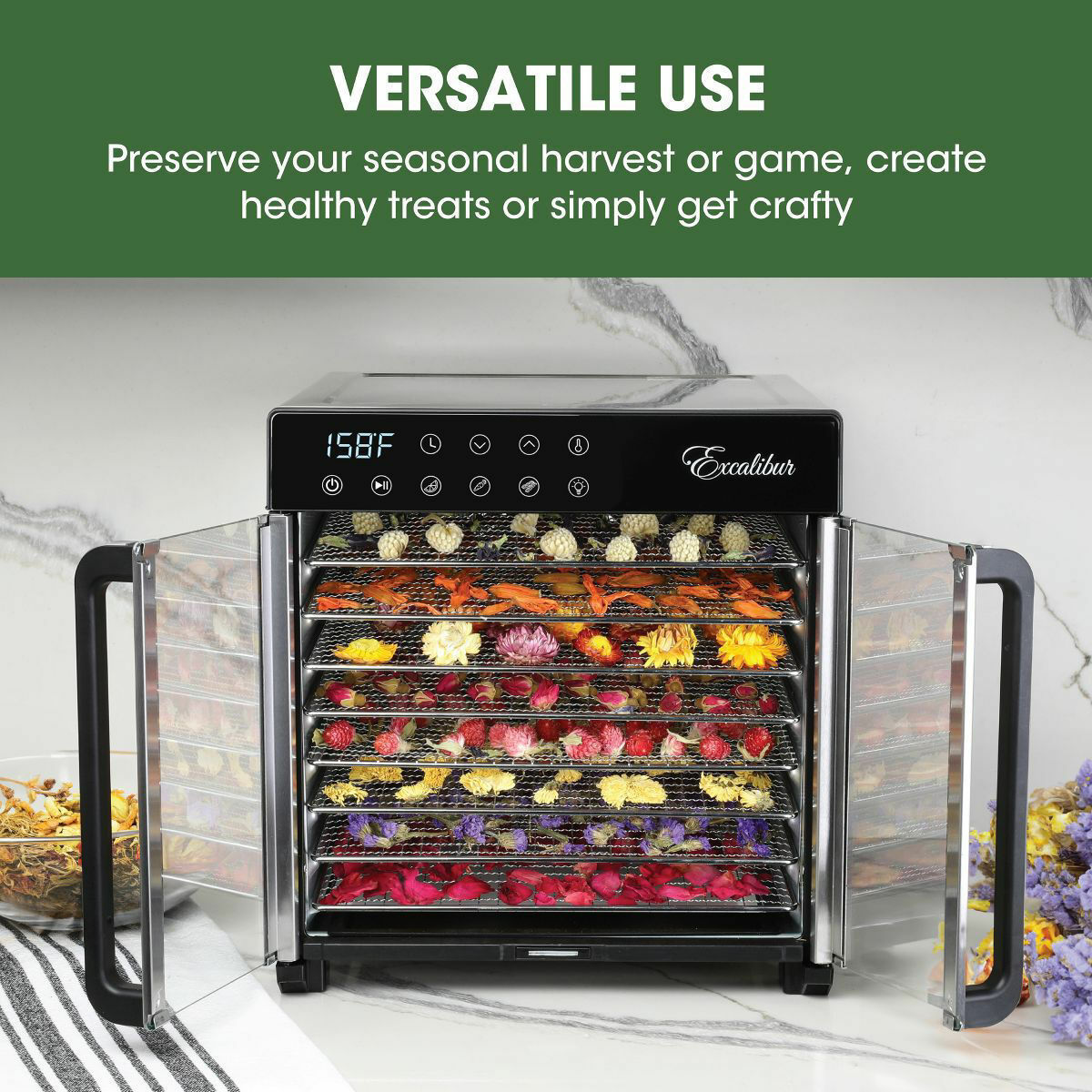 Excalibur 8 Tray Select Series Food Dehydrator